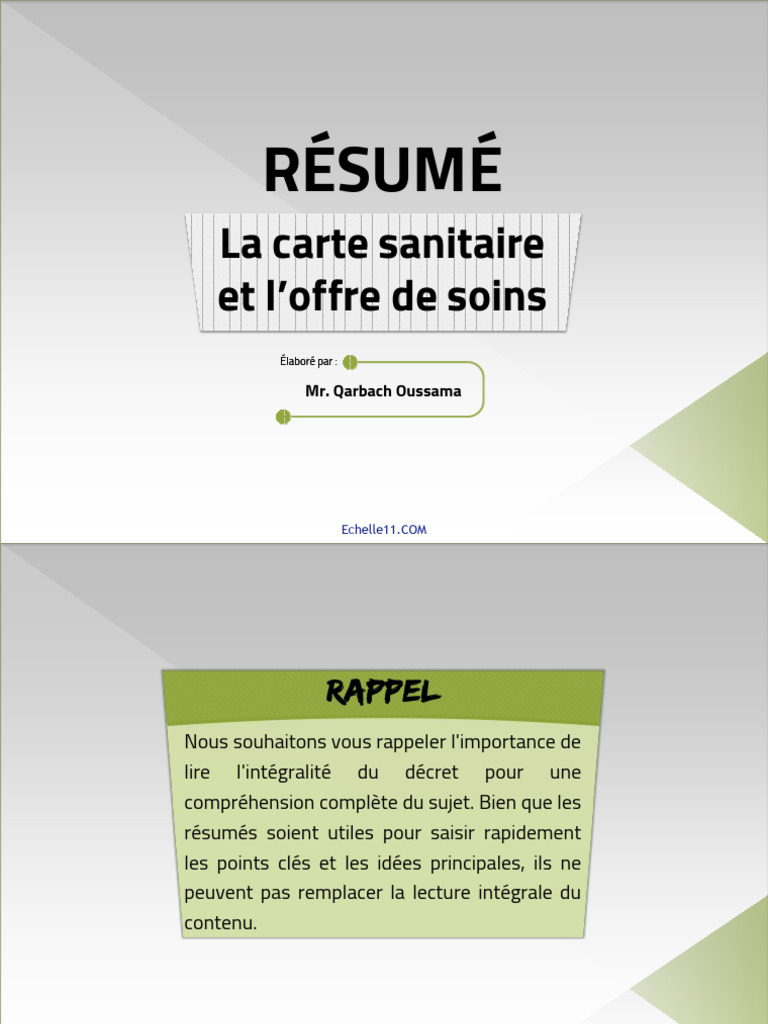 Carte sanitaire et offre de soins au Maroc | PDF | Hôpital | Médecine ...