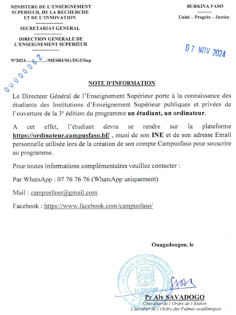 Note D'information 3e Édition | PDF