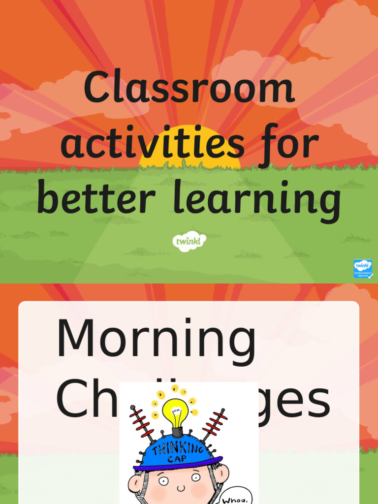 2425 - Morning Challenges and Brain Breaks | PDF | Word | Multiplication