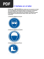 Señales de Seguridad en Talleres Tecnológicos | PDF