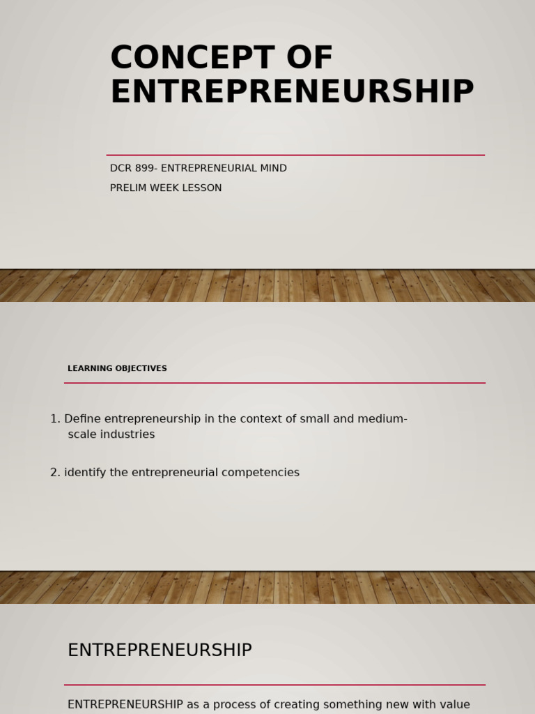 Understanding Entrepreneurship Basics | PDF