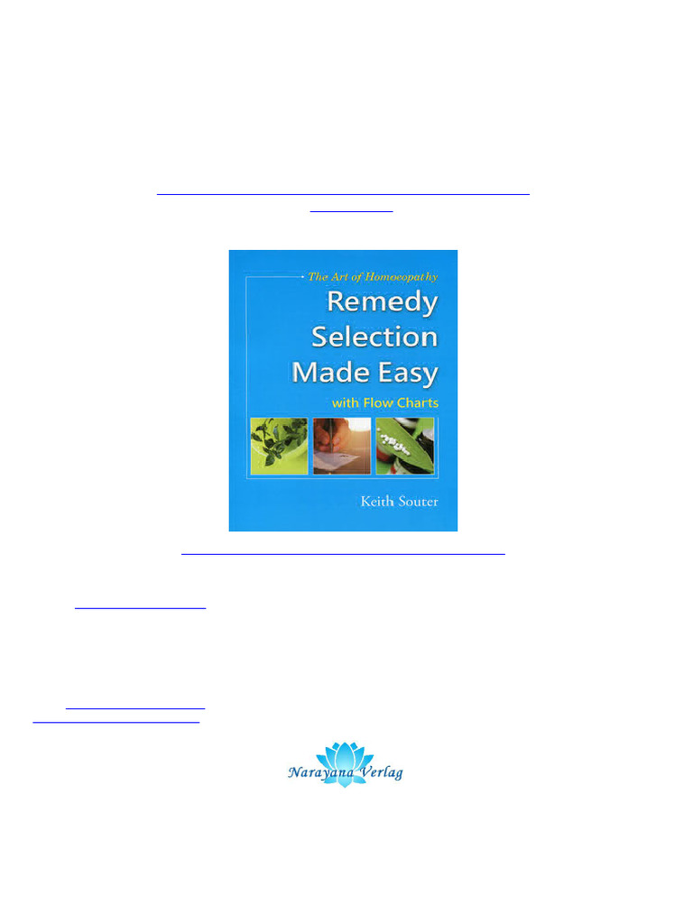 The Art of Homoeopathy Remedy Selection Made Easy .01580 - 1contents ...