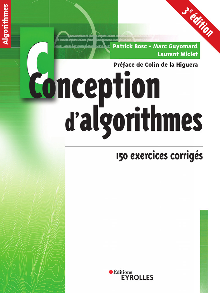 Conception D Algorithmes Ed3 v1 | PDF | Informatique | Intelligence ...