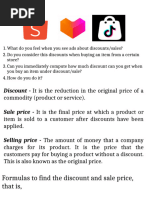 Sales Tax and Discount Word - Problem Worksheets | PDF