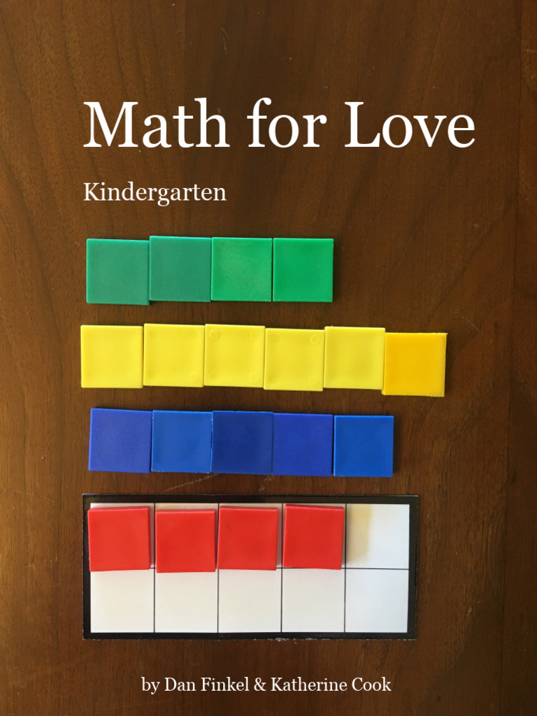 Sample Math For Love Kindergarten | PDF | Mindset | Mathematics