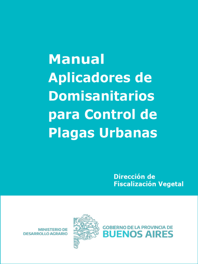 Manual Aplicadores de Domisanitarios para Control de Plagas Urbanas ...
