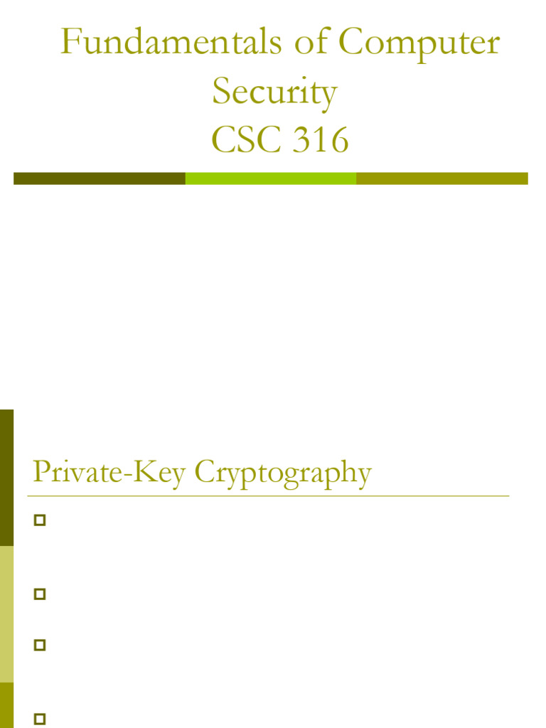 Ch03 Public-Key Crypto & Applications | PDF | Public Key Cryptography ...