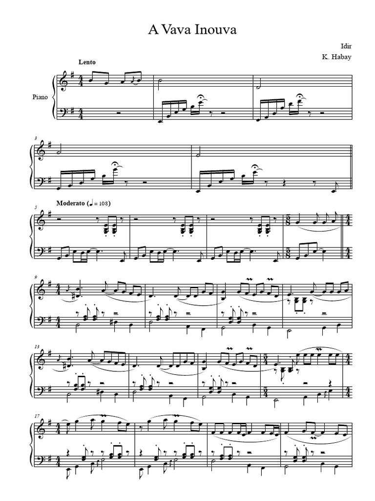 A Vava Inouva | PDF