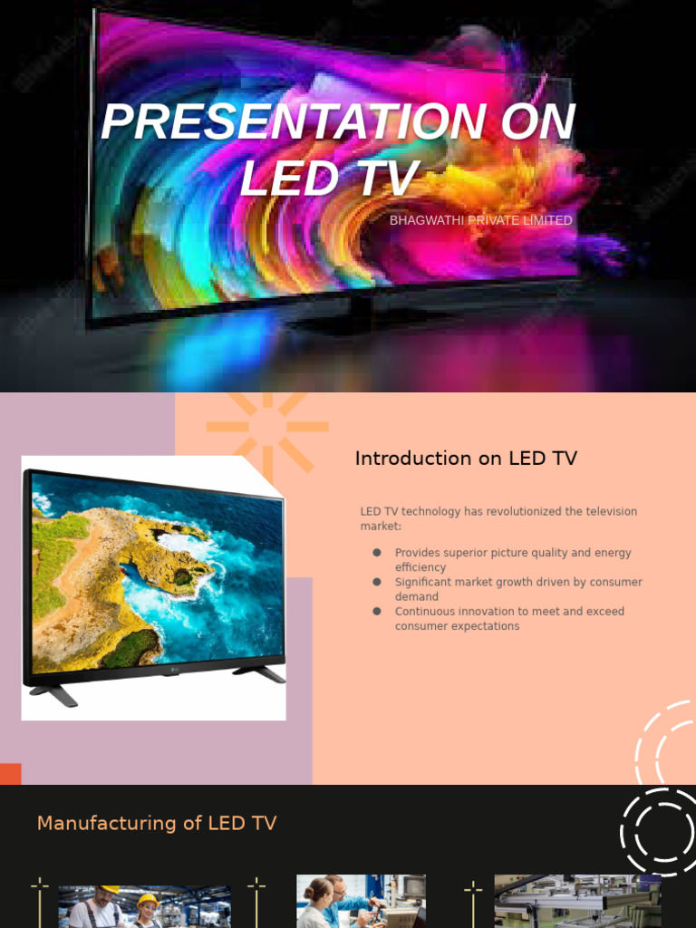 LED TV Manufacturing and Disassembly Guide | PDF | Light Emitting Diode ...