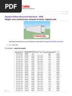 Structural Tees Cut From W Shapes Dimensions | PDF | Mechanical ...