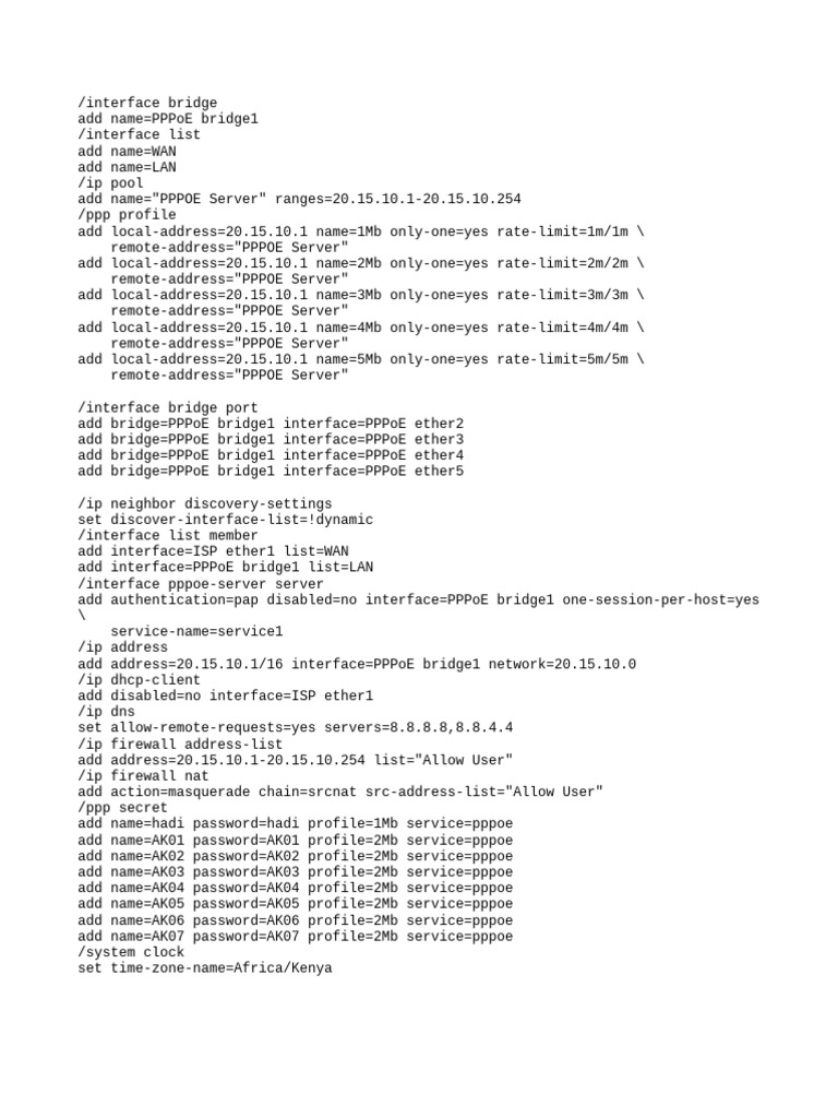 2 Mikrotik Script How To Create A PPPoE Server On Mikrotik in Urdu and ...