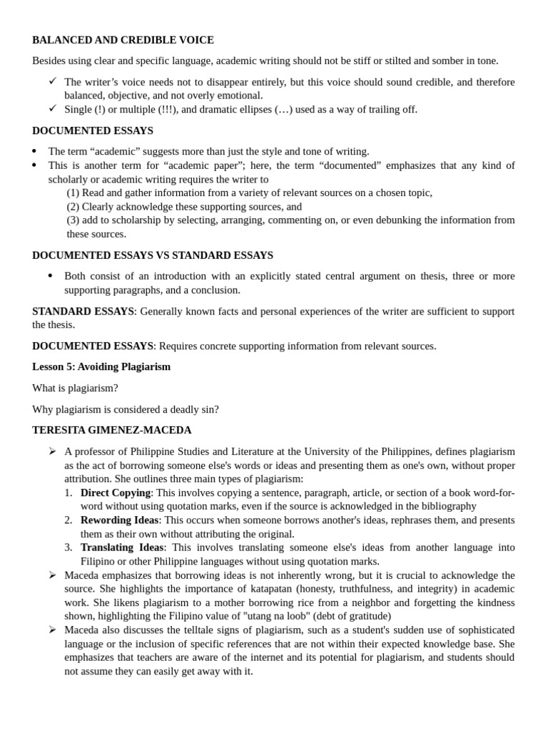 gec1_lessons_2 | PDF | Résumé | Plagiarism