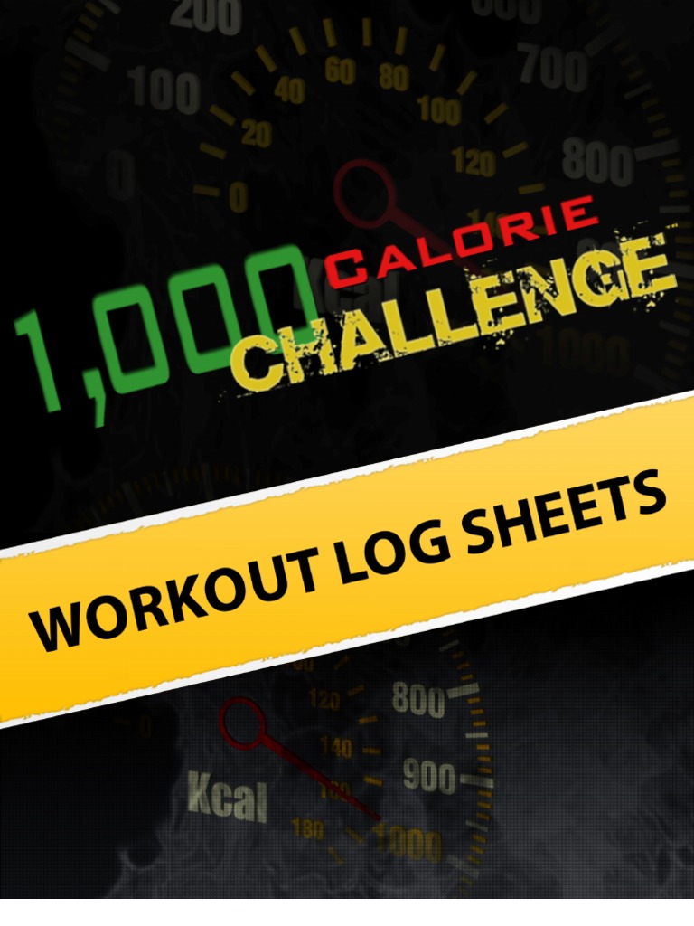 1000 Calorie Challenge Workouts | PDF | Physical Fitness | Heart Rate