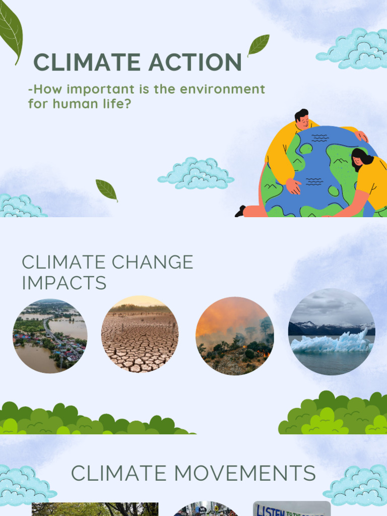 Pastel Nature Illustrative Environment Presentation | PDF