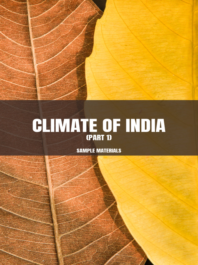 UPSC Climate Insights | PDF | Monsoon | Tropical Cyclones