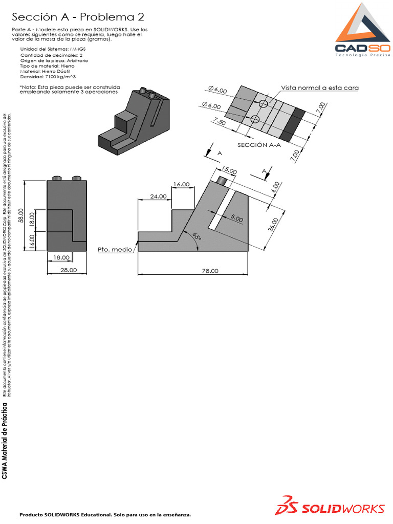 CSWA Practice Section A Problem 2 Student | PDF