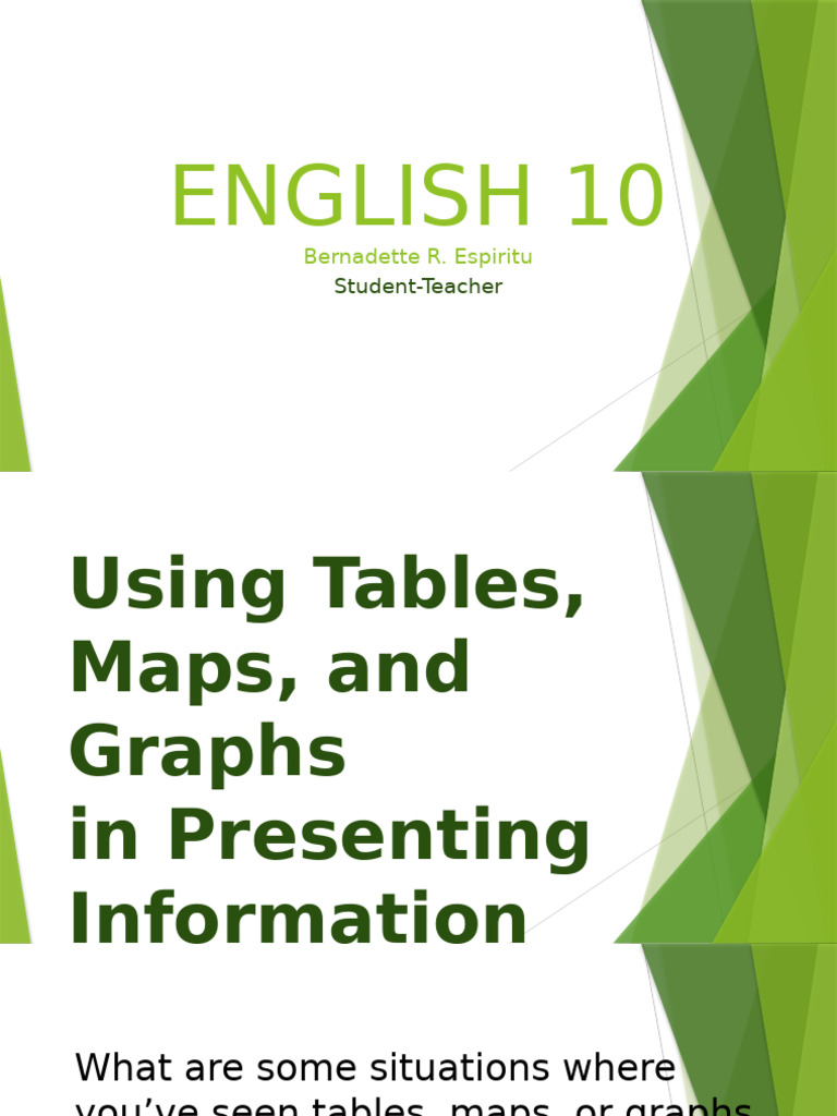 Tables Maps and Graphs | PDF | Infographics | Chart