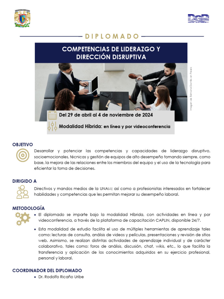 Diplo Liderazgo Disruptivo 2024 | PDF | Videotelefonía | Liderazgo