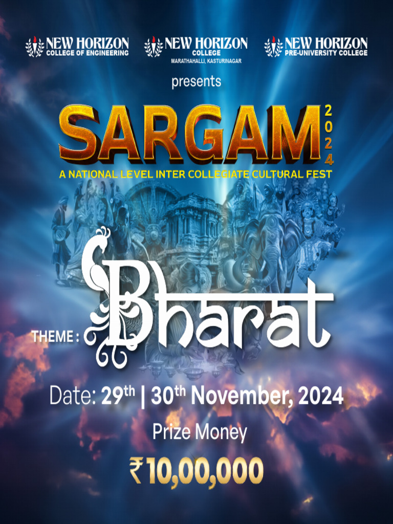Sargam 2024 Event Brochure | PDF | Dances | Paintings