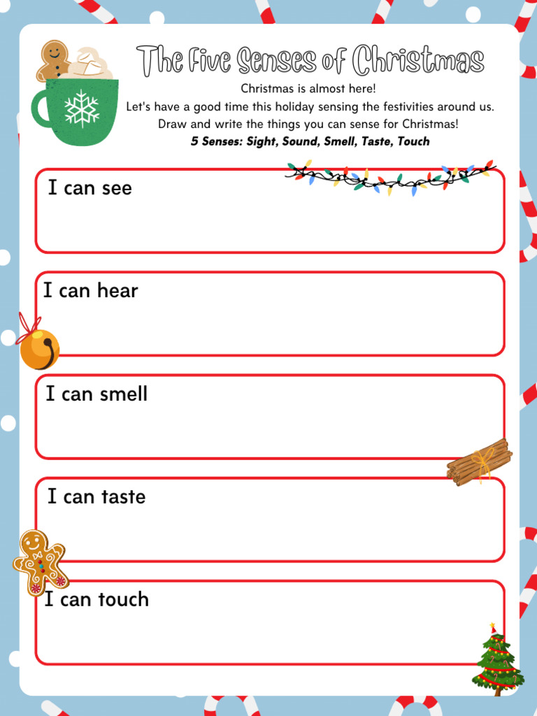 Christmas 5 Senses 1 1 | PDF
