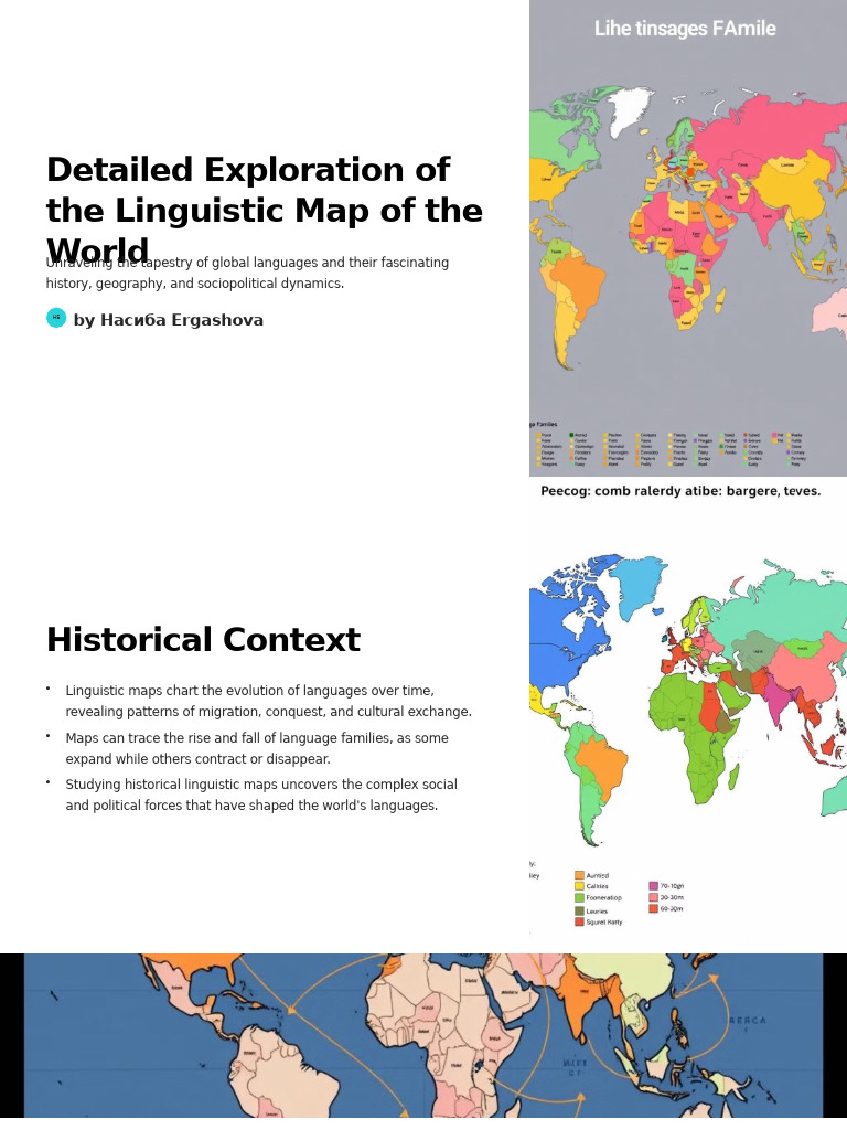 Detailed Exploration of The Linguistic Map of The World | PDF | Linguistics | Colonialism