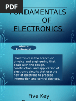 Basic Electronics PPT Lesson 1 | PDF | Electrical Resistivity And ...