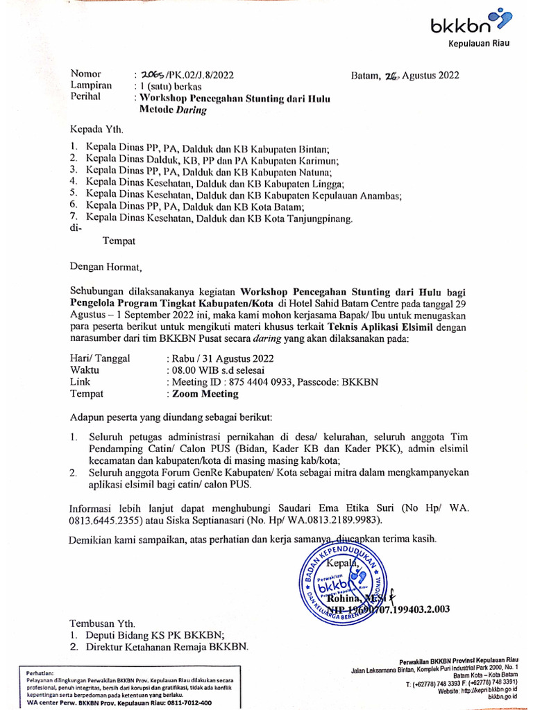 Workshop Elsimil Secara Daring | PDF