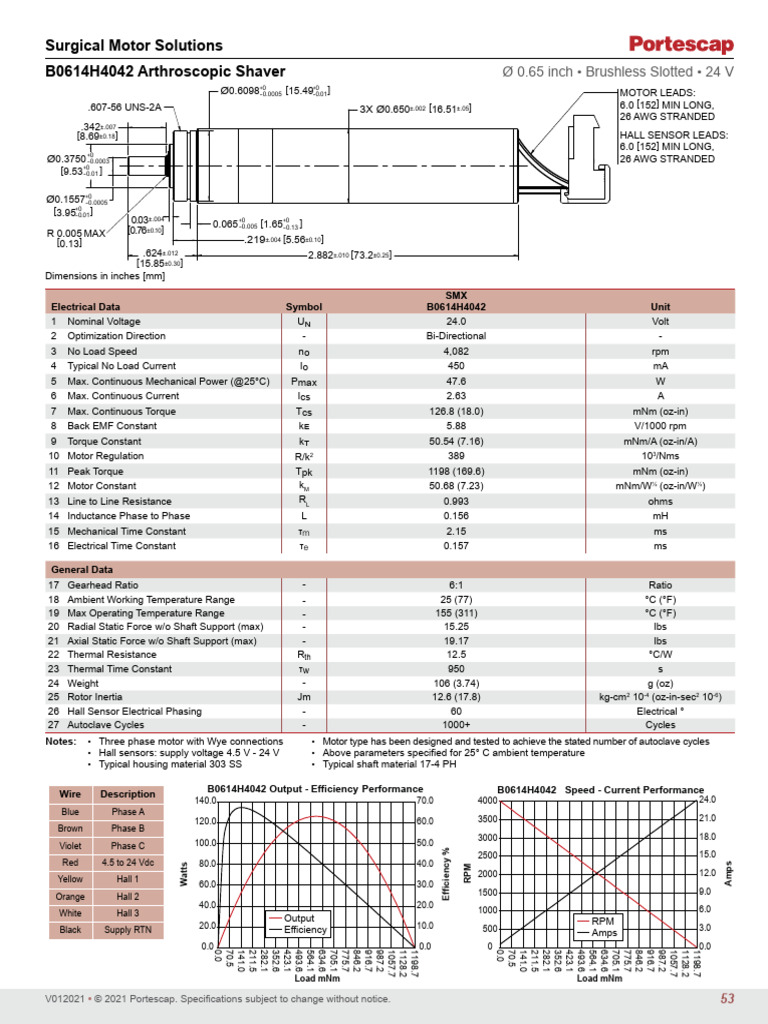 Specifications b0614h4042 | PDF | Electrical Resistance And Conductance ...