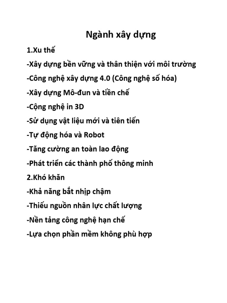 2412614 - Từ Minh Phát - Nhóm 4 - L09 - Sơ Đồ Tư Duy Về Xu Thế,Khó Khăn ...