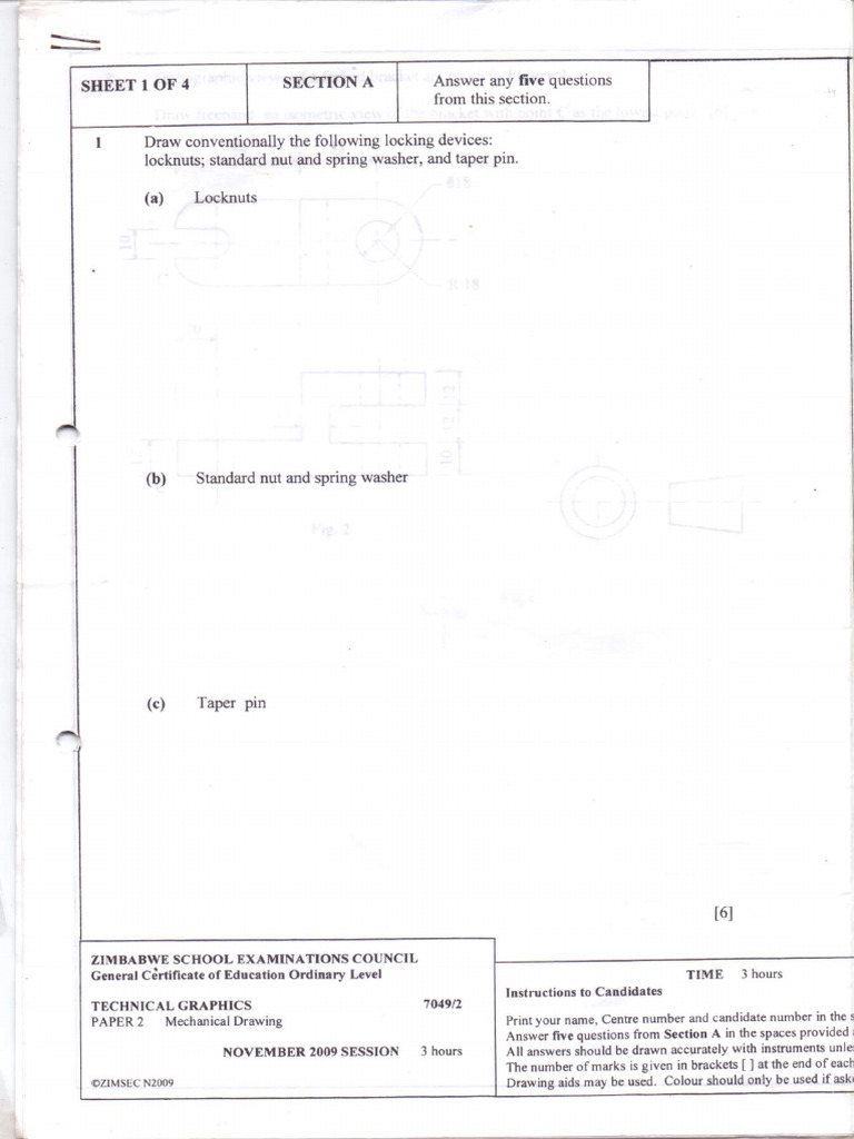 Tech Graphics Paper2 2009 | PDF