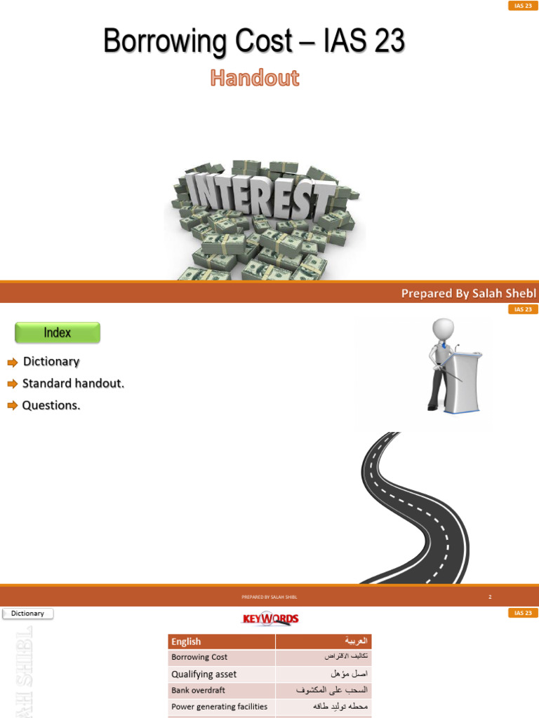 IAS 23 Borrowing Cost Overview | PDF | Financial Accounting | Business ...