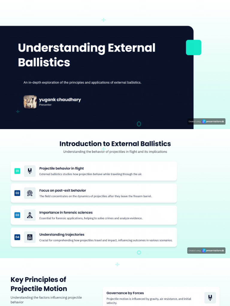 External Ballistics Analysis | PDF