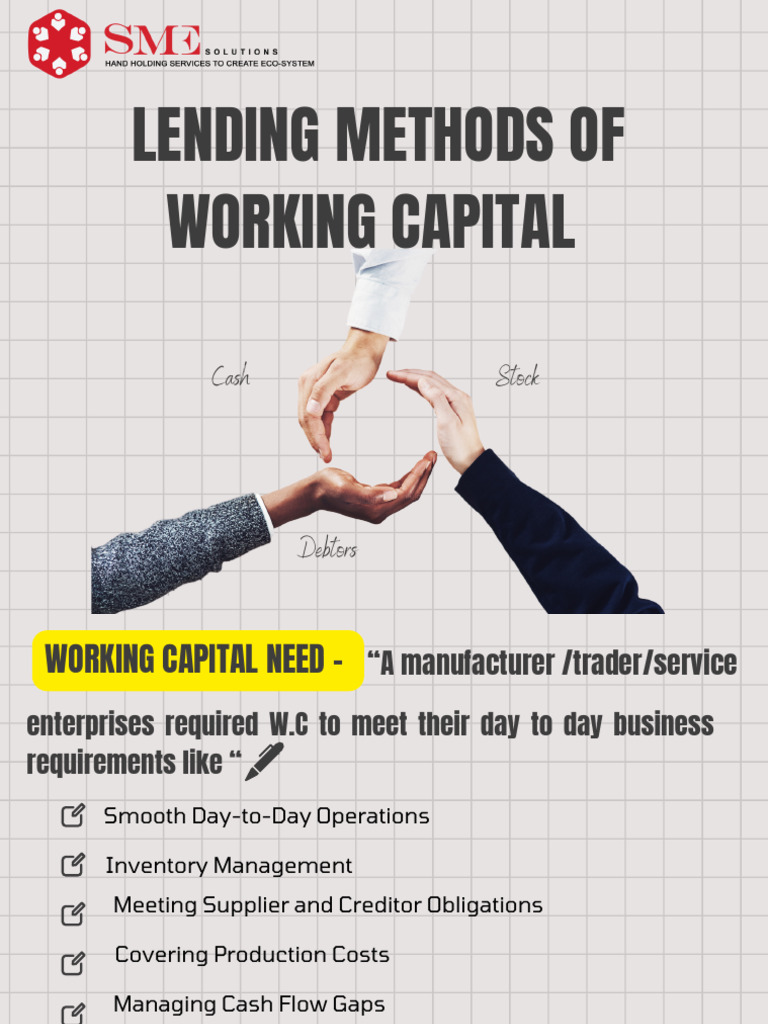 Methods of Working Capital Lending | PDF | Working Capital | Small And ...