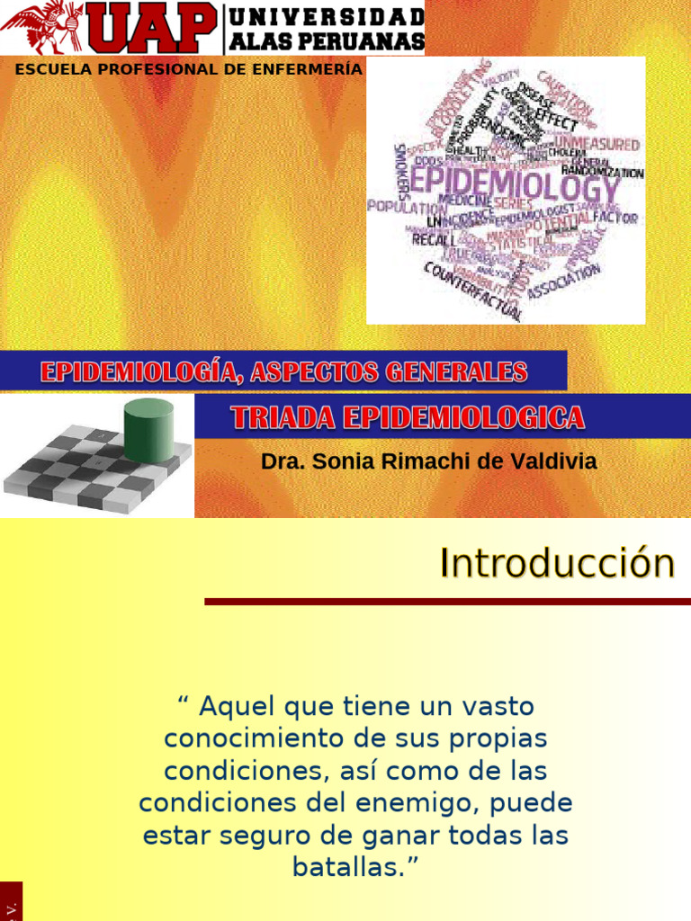 1ra. Clase Aspectos Generales Triada Epidemiologica | PDF | Epidemiología | Las emociones