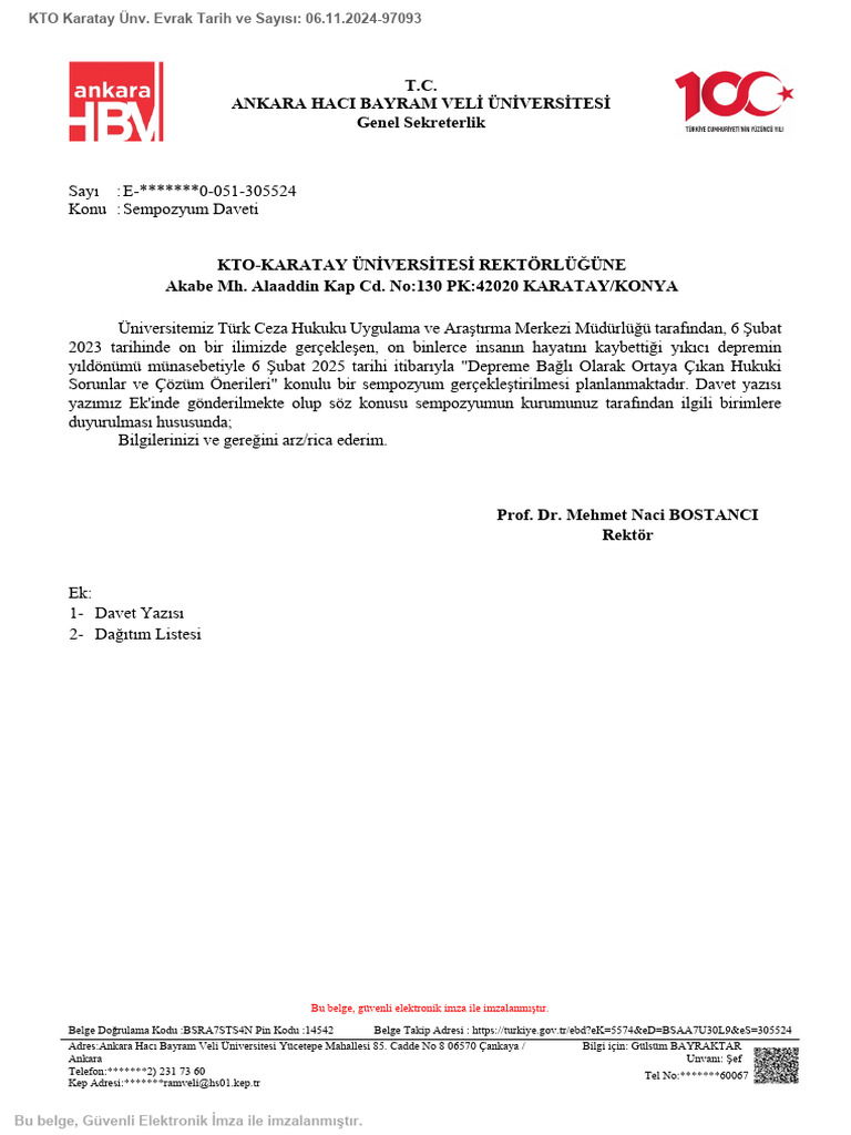 Sempozyum Daveti | PDF