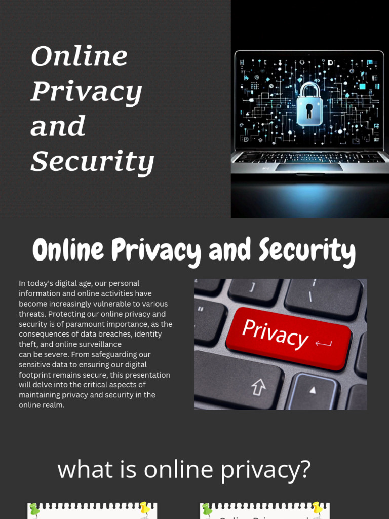 Online Privacy and Security | PDF | Computer Security | Security