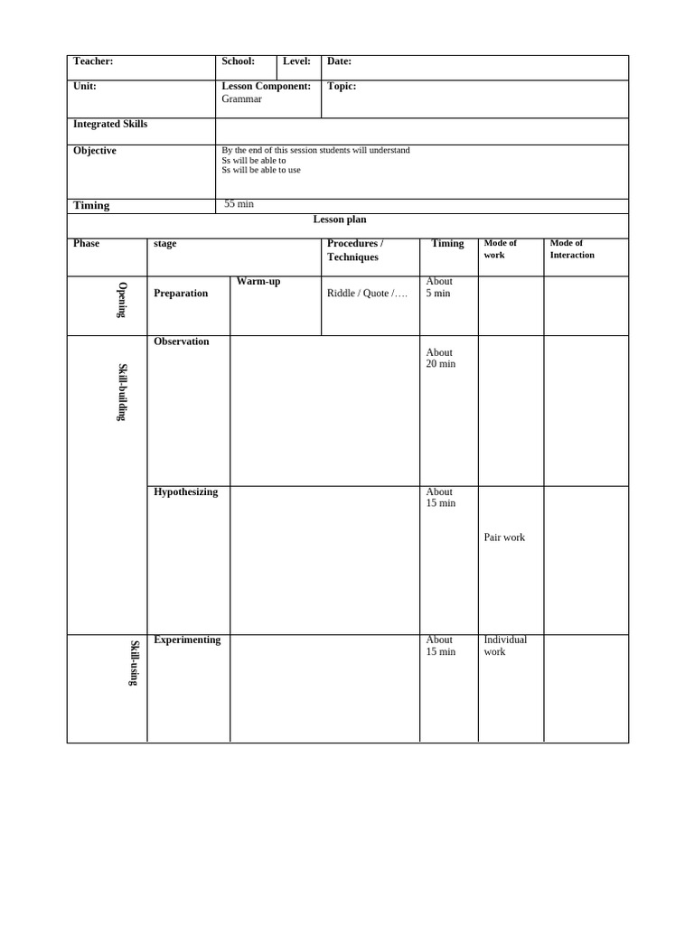 Matatag Template Lesson Plan Guide | PDF