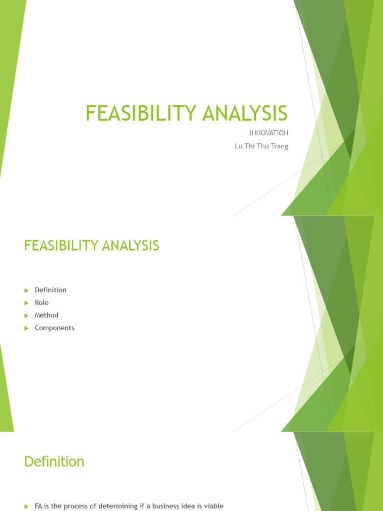 Chapter 3 - Feasibility Analysis | PDF