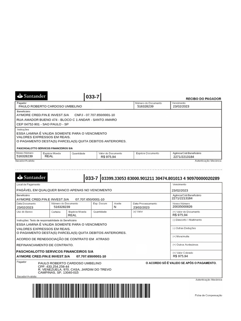 PDF Aymore Cred Original | PDF