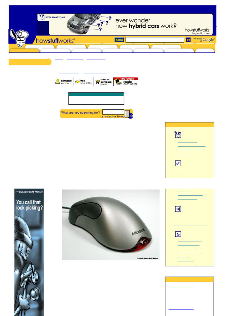 Howstuffworks - How Computer Mice Work | PDF | Personal Computers ...