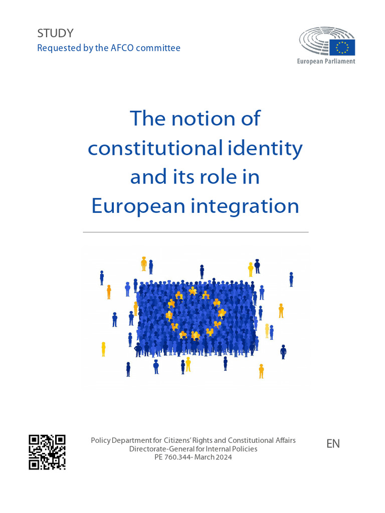 The Notion of Constitucional Identity and Its Role in European Integrity | PDF | European Union ...