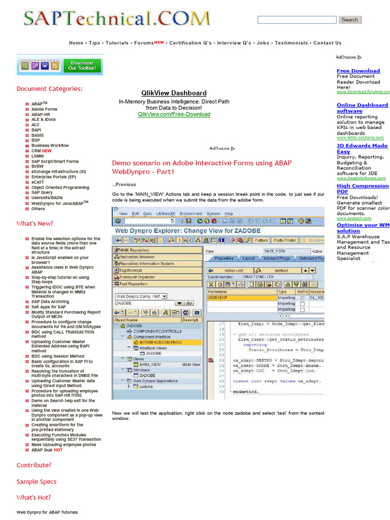 Adobe Interactive Forms Pag7 | PDF | Computing | Software