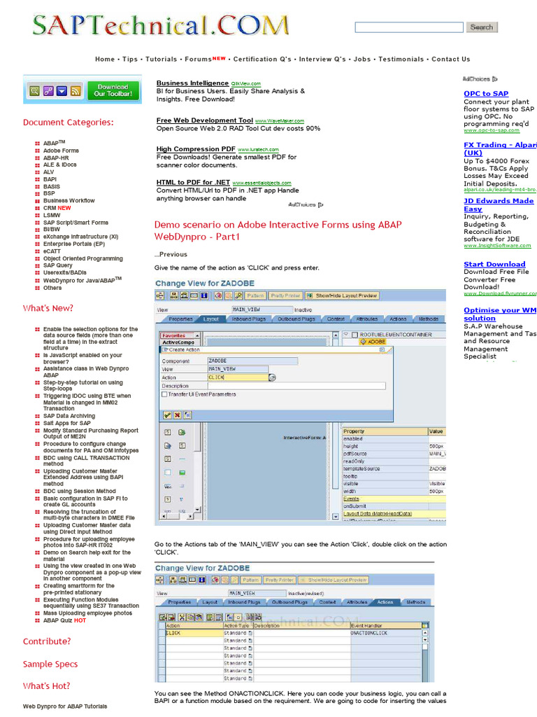 Adobe Interactive Forms Pag6 | PDF | Information Technology | Software Engineering