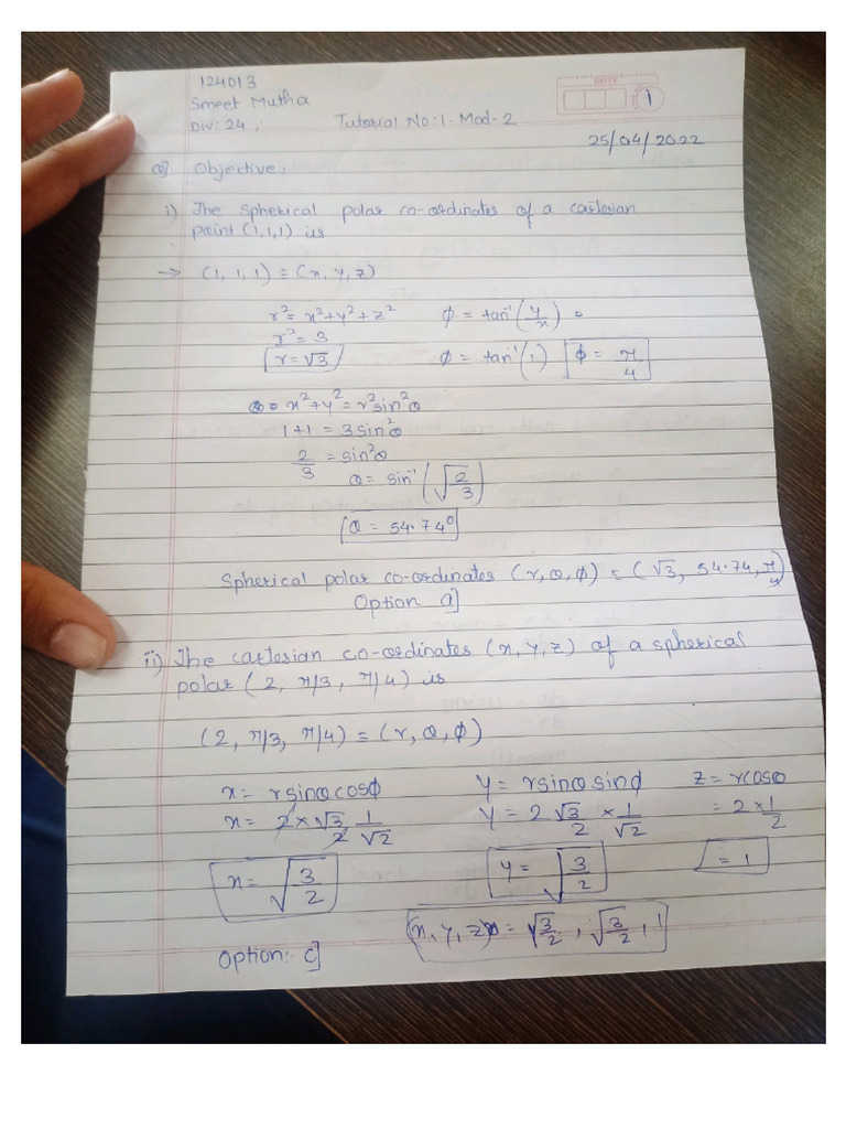 Tutorial No.1 Mod.2 (124013) | PDF