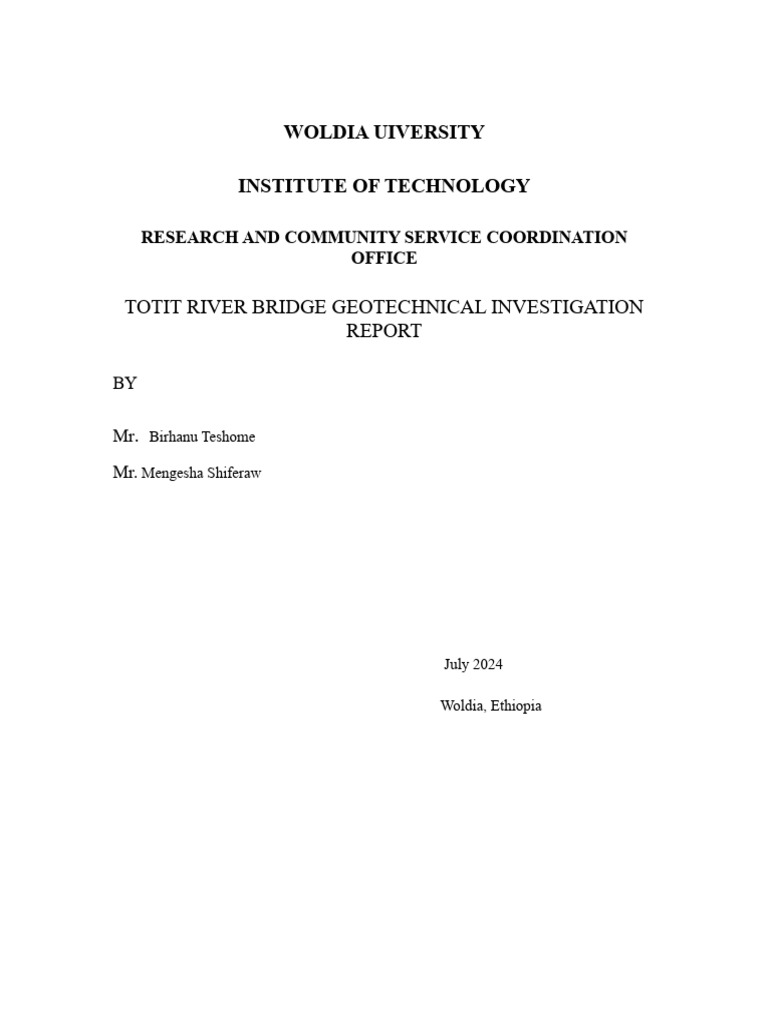 Final Geotech Fial Report | PDF | Civil Engineering | Soil Science