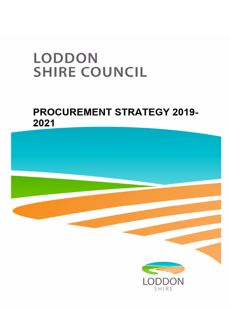 Procurement Strategy Pdf Procurement Performance Indicator 1611