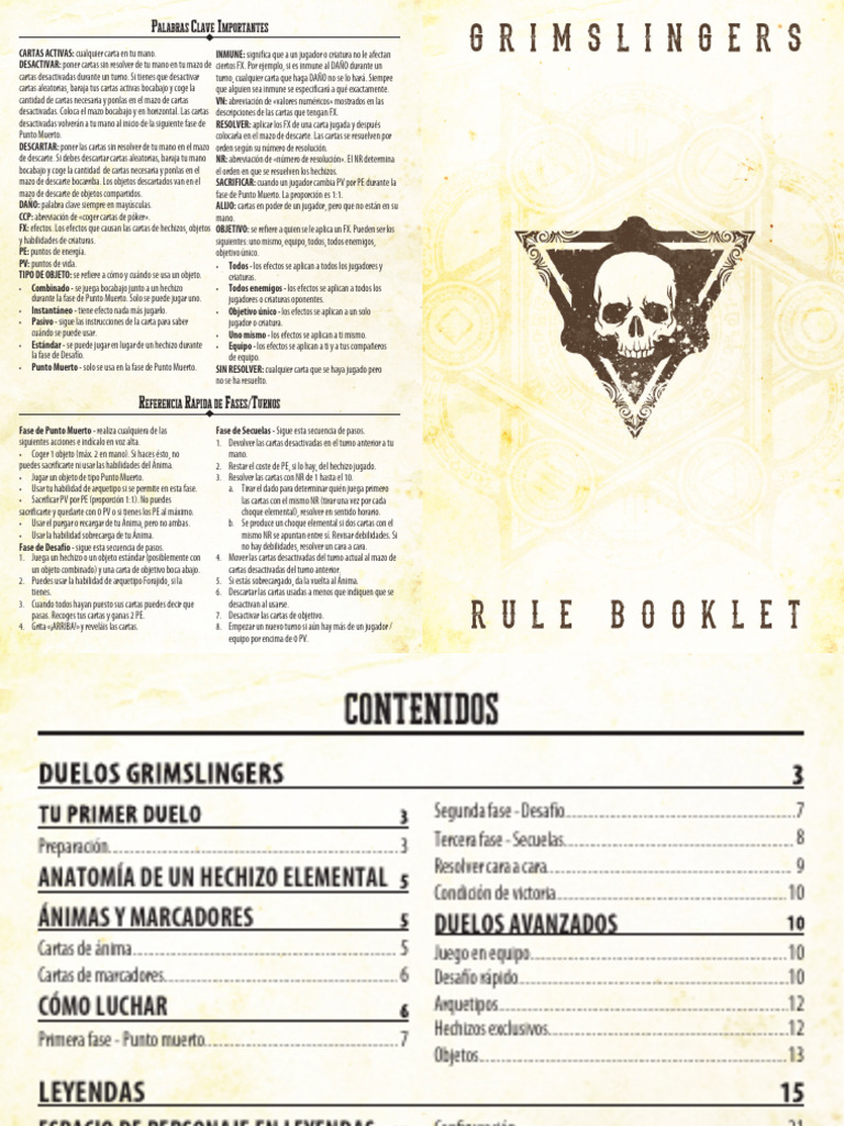 Libro de Reglas (Rev2) (5.5x8.5in) (Castellano) | PDF | Póker