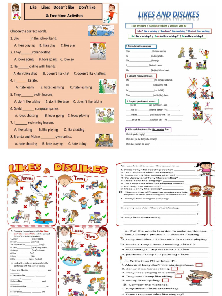 Activity 3 Like and Dislike (PDF - Io) | PDF