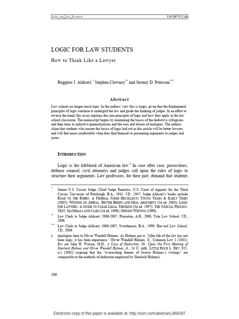 LM 2024 Module 3 | PDF | Logic | Deductive Reasoning