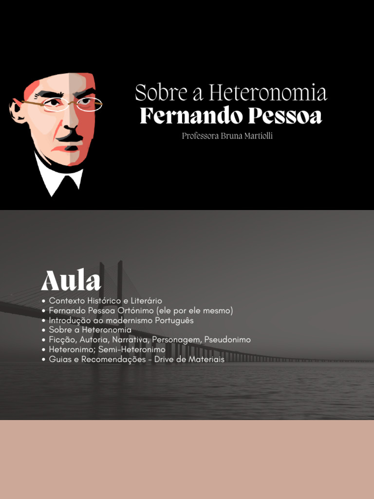Heteronomia na Obra de Fernando Pessoa | PDF | Educação em Artes Liberais